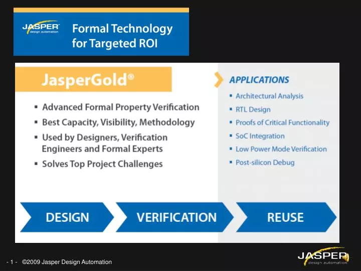 PPT - JasperGold for Targeted ROI PowerPoint Presentation, free ...