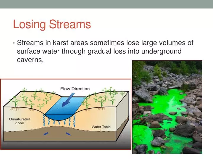 PPT - Losing Streams PowerPoint Presentation, free download - ID:2723342