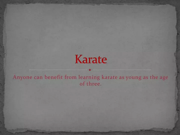 PPT - Karate PowerPoint Presentation, free download - ID:2723504