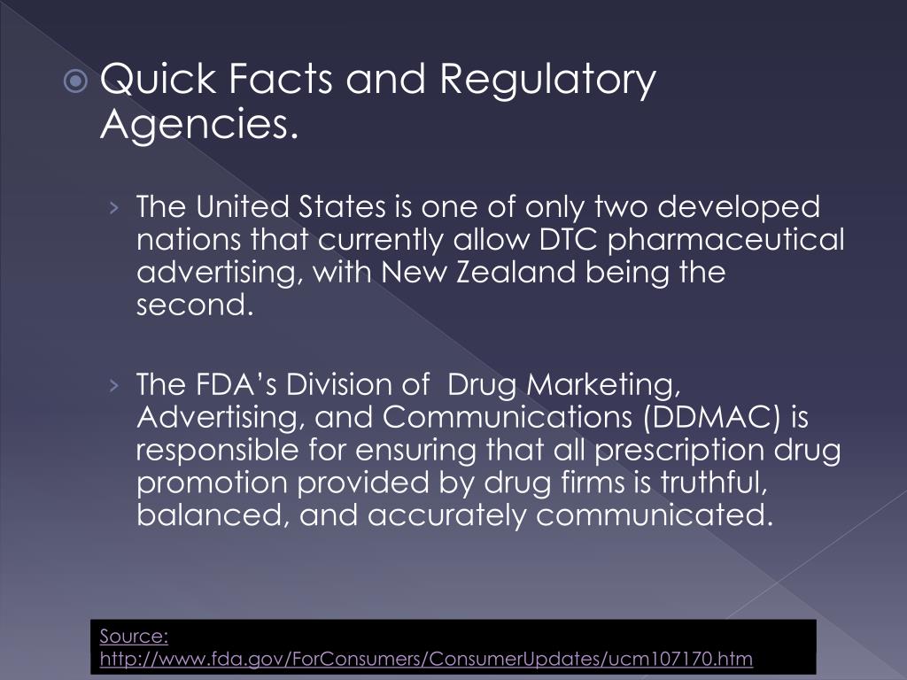 PPT - Direct to Consumer (DTC) Marketing and the Pharmaceutical ...