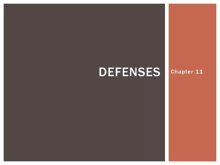 PPT - defenses PowerPoint Presentation, free download - ID:2723855
