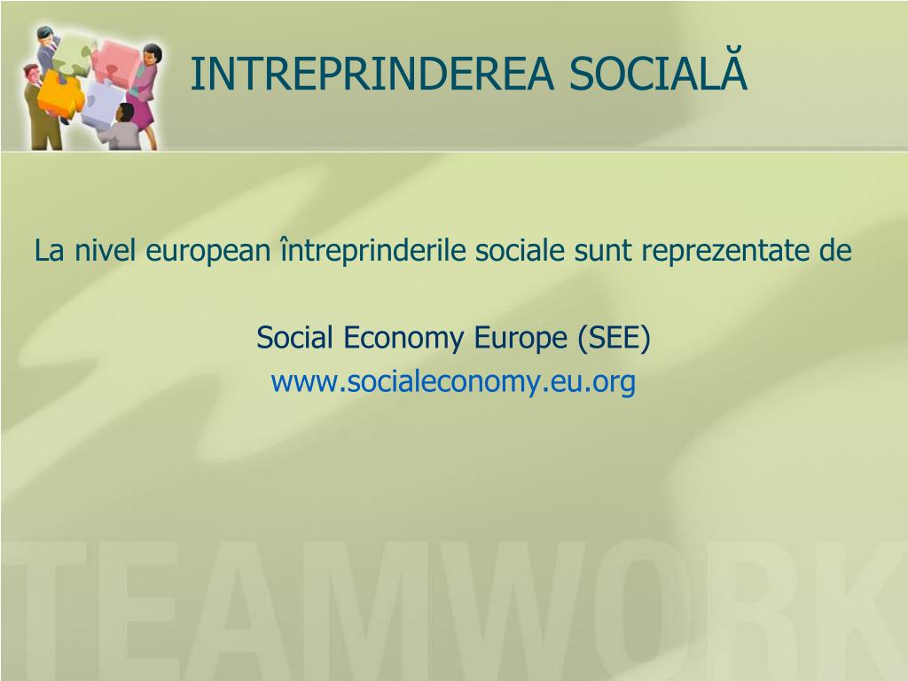 PPT - ECONOMIA SOCIALĂ PowerPoint Presentation, free download - ID:2723879