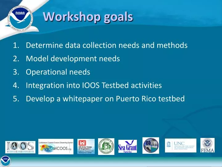 PPT - Workshop goals PowerPoint Presentation, free download - ID:2723927