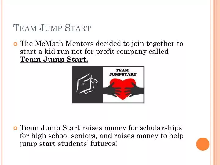 PPT - Team Jump Start PowerPoint Presentation, free download - ID:2724244