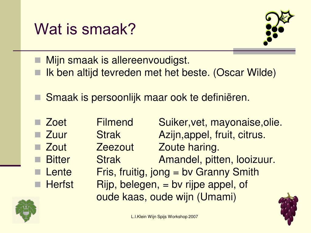 PPT - Workshop Reis door het paradijs van wijn en spijs PowerPoint ...