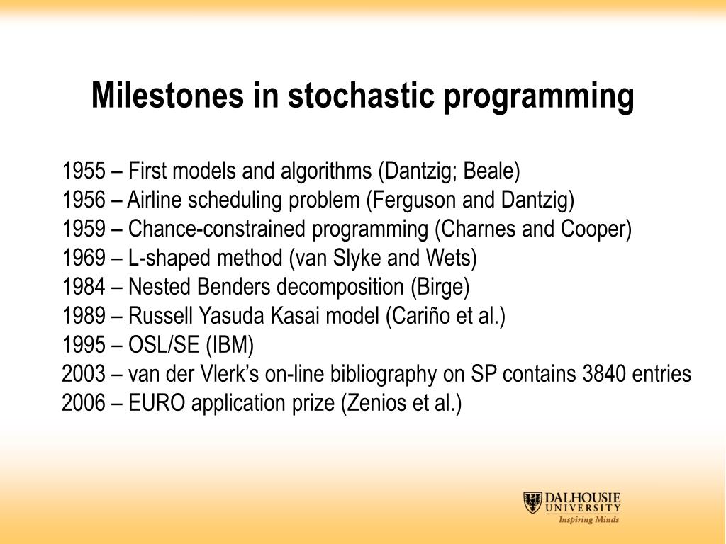 Ppt Applied Stochastic Programming Models And Computation Powerpoint