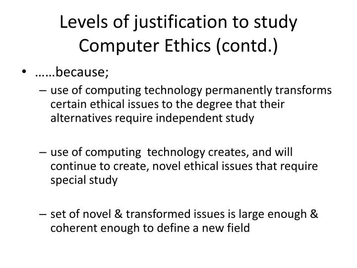 PPT - Lecture 2: What is Computer Ethics? Special Status of Computer ...