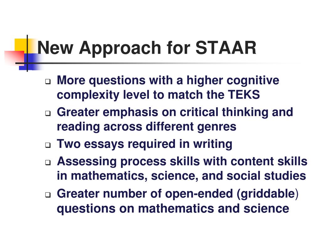 PPT - State of Texas Assessments of Academic Readiness TM PowerPoint ...