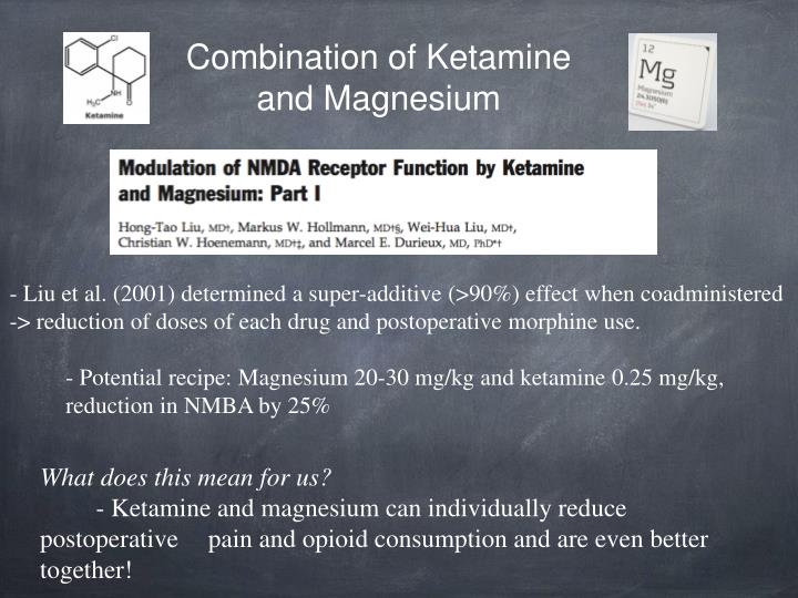 PPT - Ketamine: Another Useful Tool in the OR PowerPoint Presentation ...