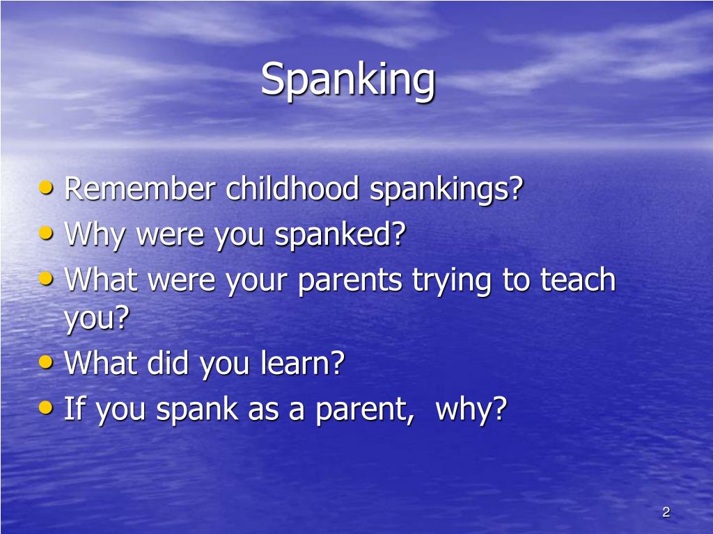 Ppt Spanking Stephen J Bavolek Ph D Powerpoint Presentation Free