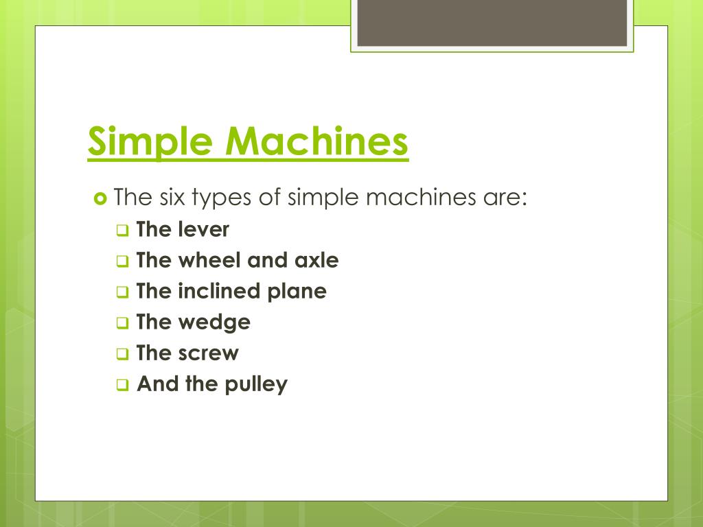 PPT - Chapter 14: Work, Power, & Machines PowerPoint Presentation - ID ... PPT - Chapter 14: Work, Power, & Machines PowerPoint Presentation - ID ...