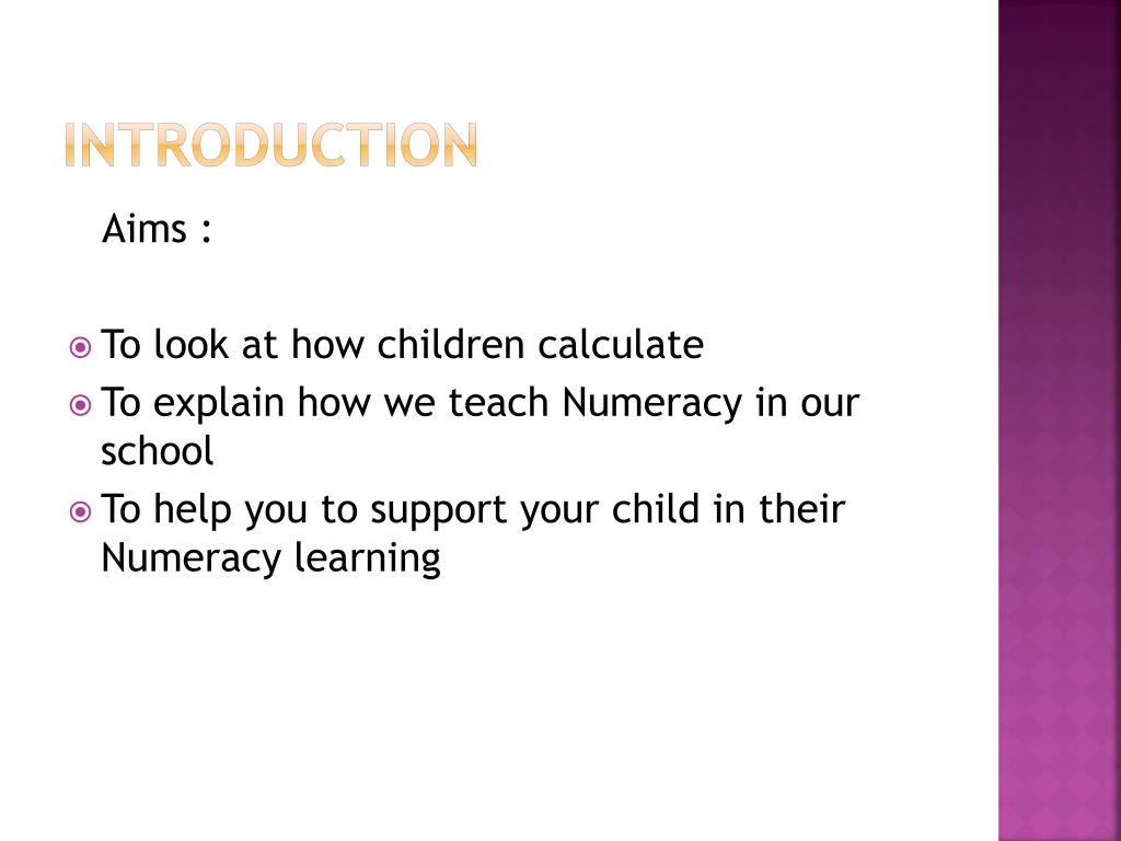 PPT - St Mary and St john numeracy parents’ evening january 2013 ...