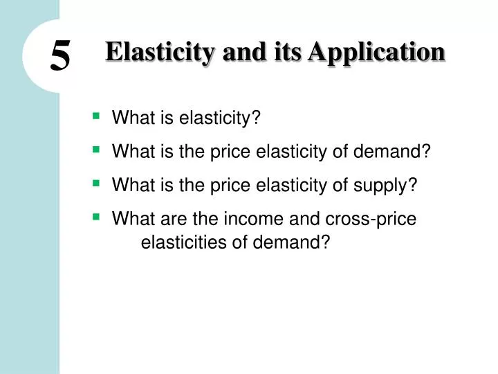PPT - Elasticity and its Application PowerPoint Presentation, free ...