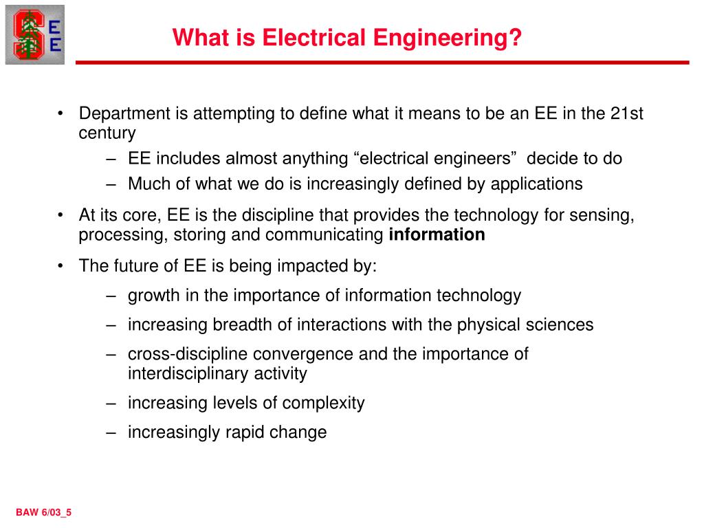 PPT - Undergraduate Education in Electrical Engineering at Stanford ...