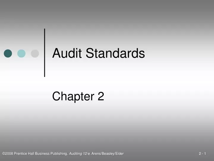 PPT - Audit Standards PowerPoint Presentation, free download - ID:2725586