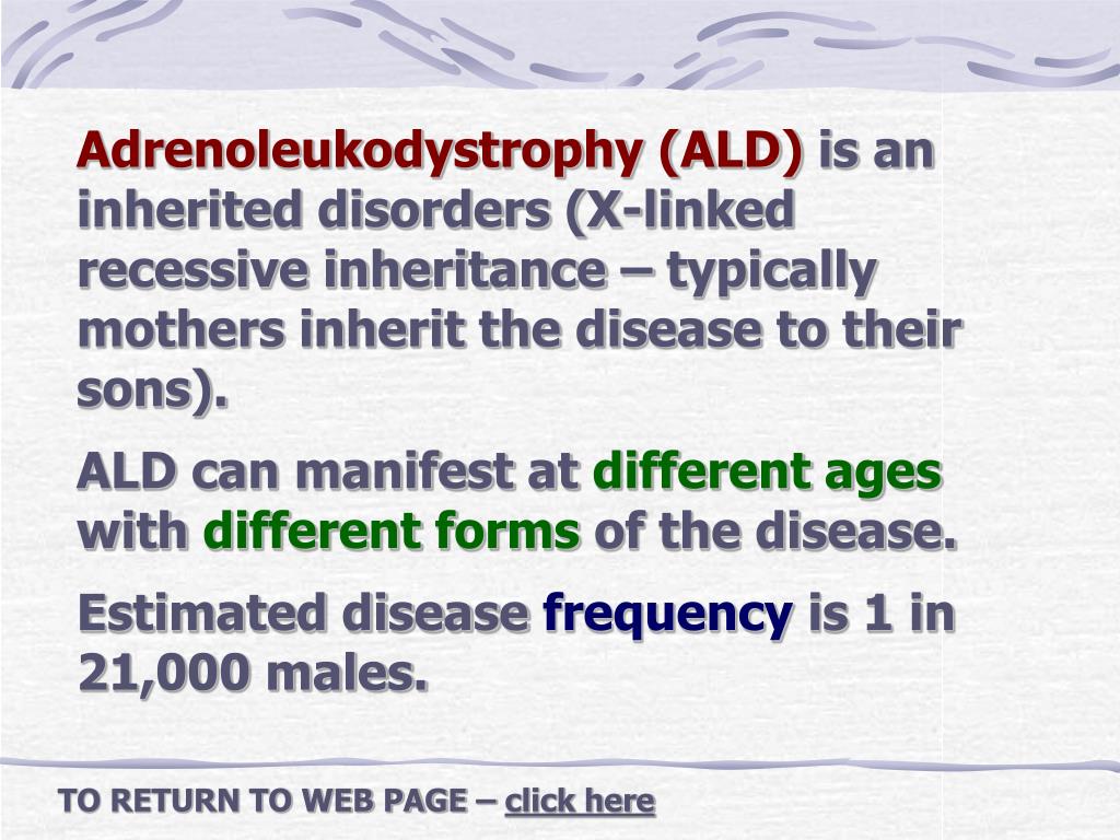 PPT - Introduction to ALD Newborn Screening Study PowerPoint ...