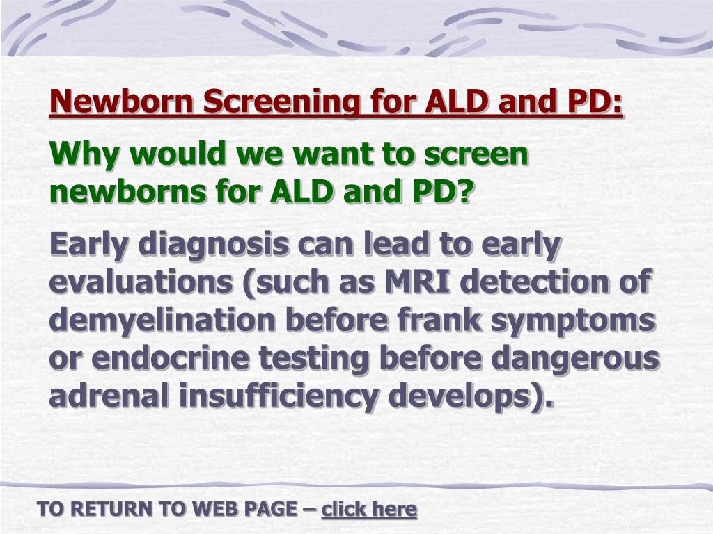 PPT - Introduction to ALD Newborn Screening Study PowerPoint ...