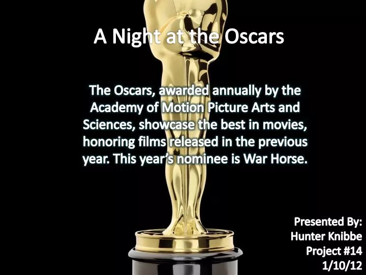 PPT - A Night at the Oscars PowerPoint Presentation, free download - ID ...
