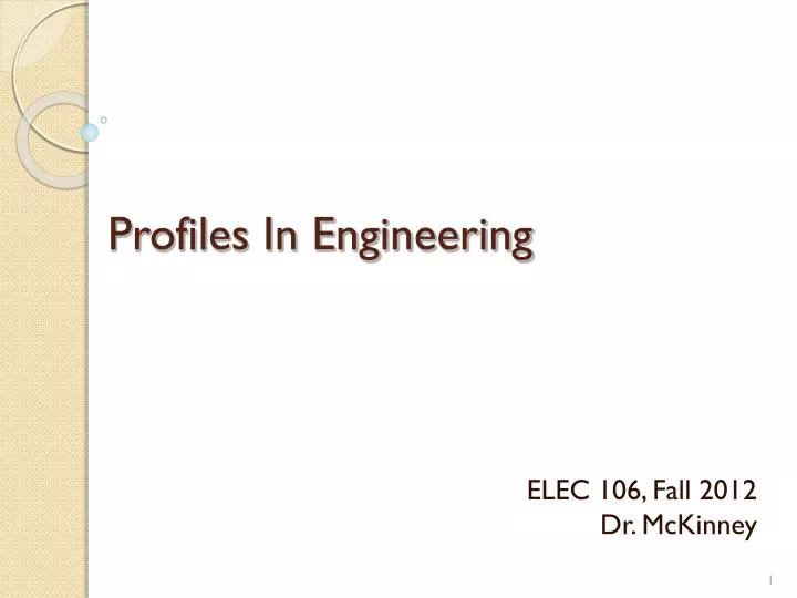 PPT - Profiles In Engineering PowerPoint Presentation, free download ...