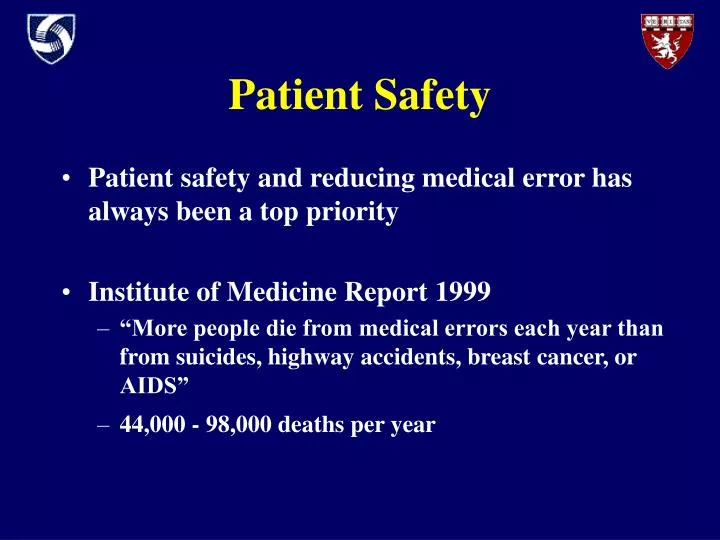 PPT - Patient Safety PowerPoint Presentation, free download - ID:2727388