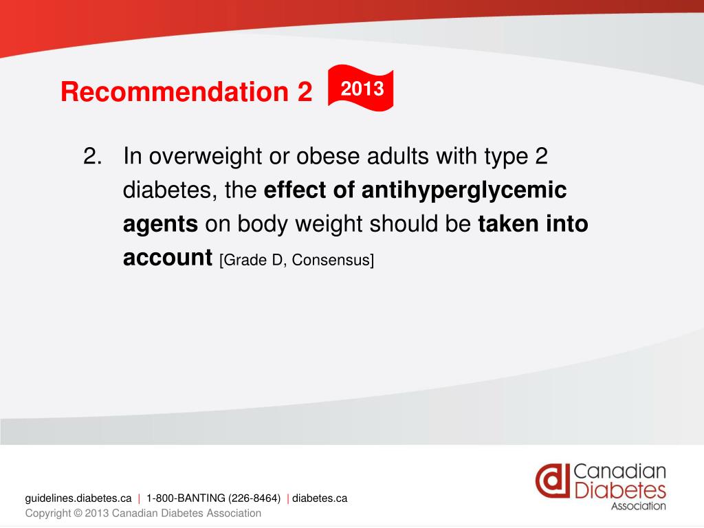 PPT - Canadian Diabetes Association Clinical Practice Guidelines Weight ...