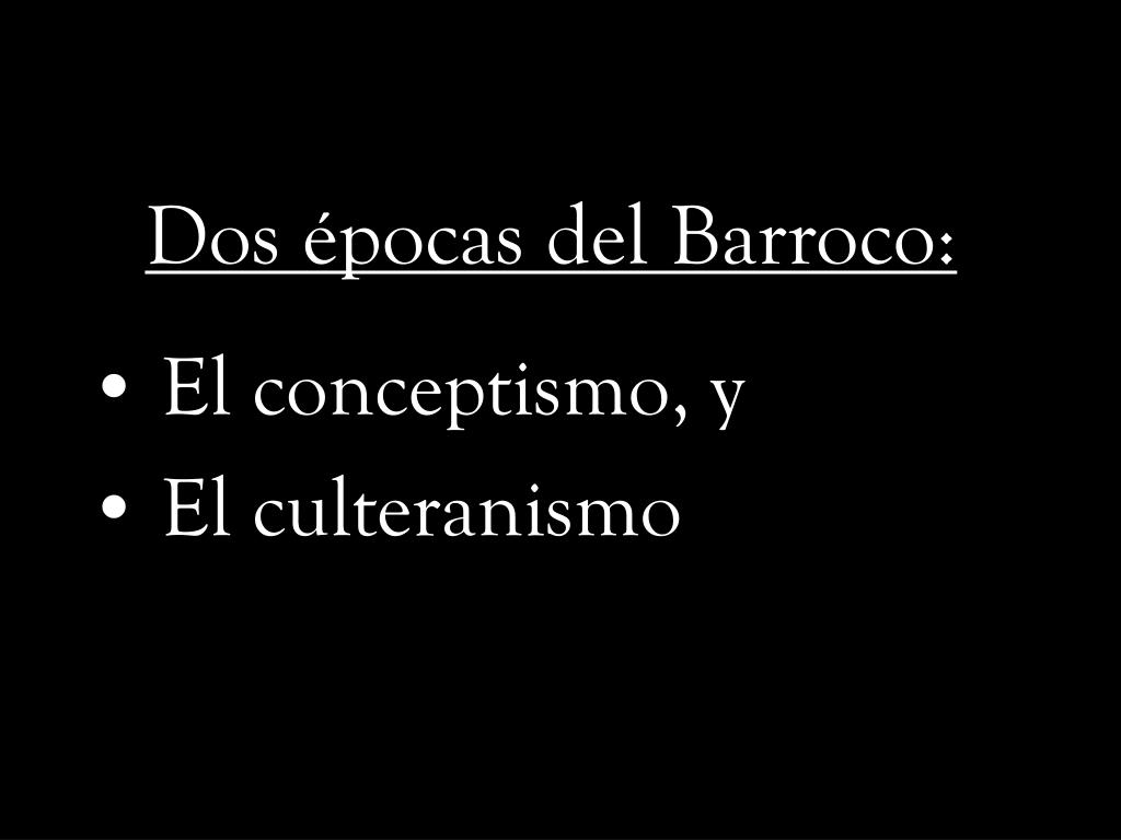 Conceptismo Barroco