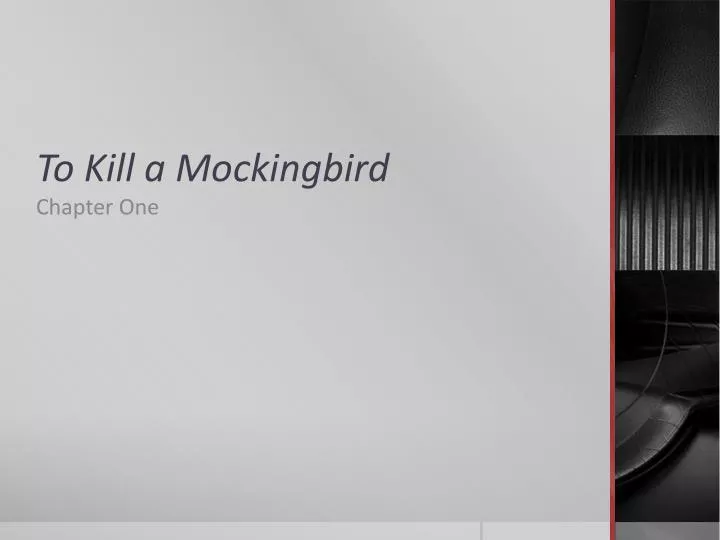 PPT - To Kill a Mockingbird PowerPoint Presentation, free download - ID ...