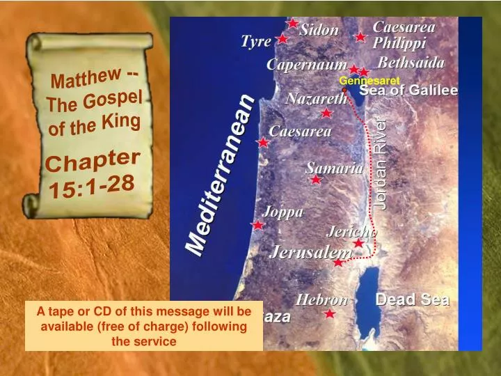 PPT - Matthew -- The Gospel of the King PowerPoint Presentation, free ...