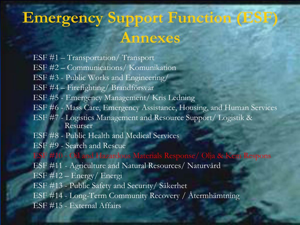 PPT - Hur Incident Command System (ICS) används i en olje-aktion i USA ...