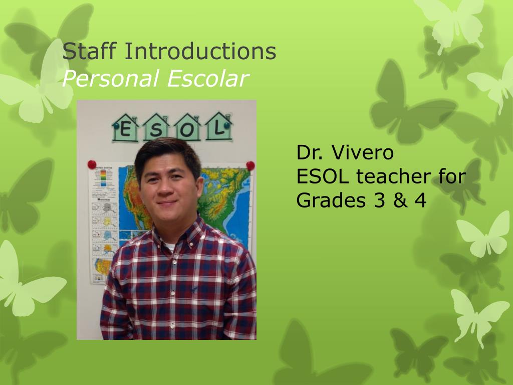 PPT - Welcome to ESOL Night Bienvenido a ESOL Noche PowerPoint ...