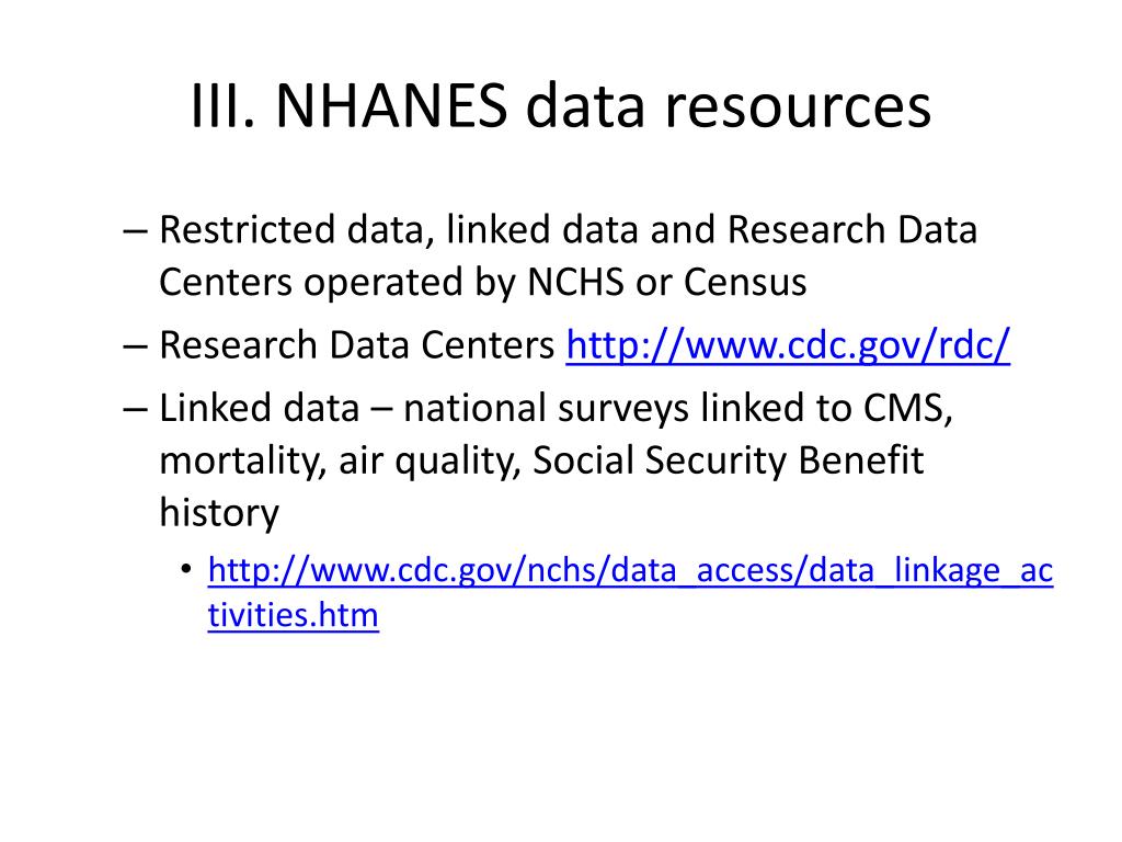 PPT - National Health and Nutrition Examination Survey – Oral Health ...