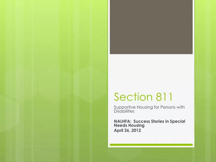 PPT - Section 811 PowerPoint Presentation, free download - ID:2729875