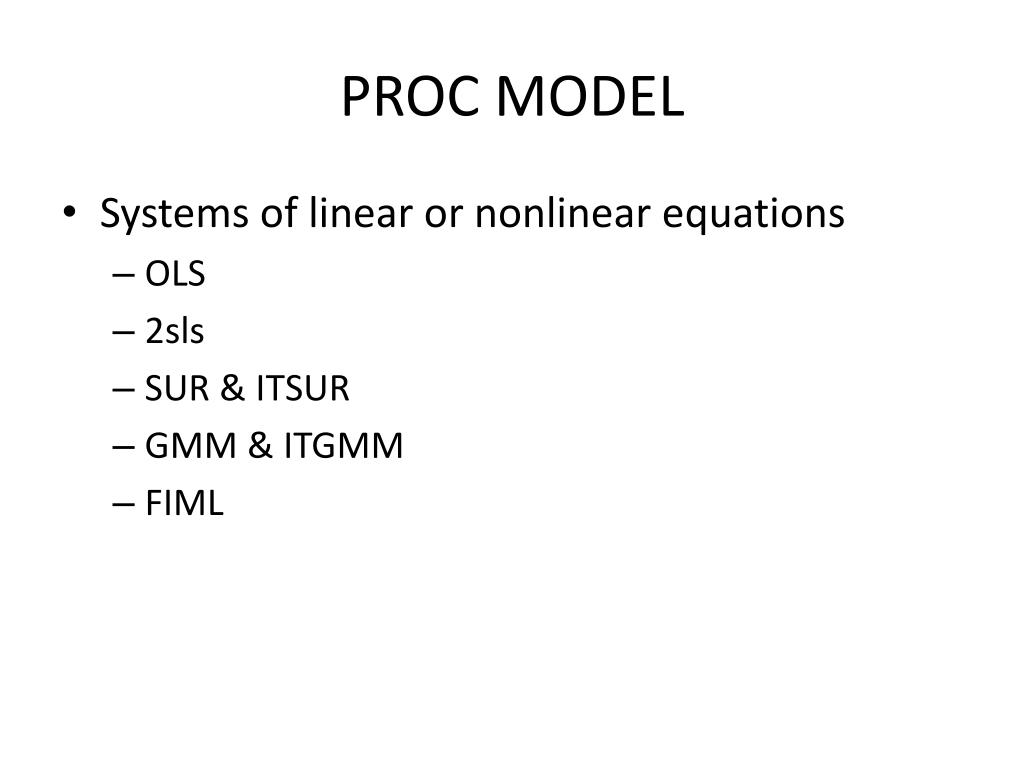 PPT - Using SAS for Instrumental Variable and GMM Estimation PowerPoint ... PPT - Using SAS for Instrumental Variable and GMM Estimation PowerPoint ...
