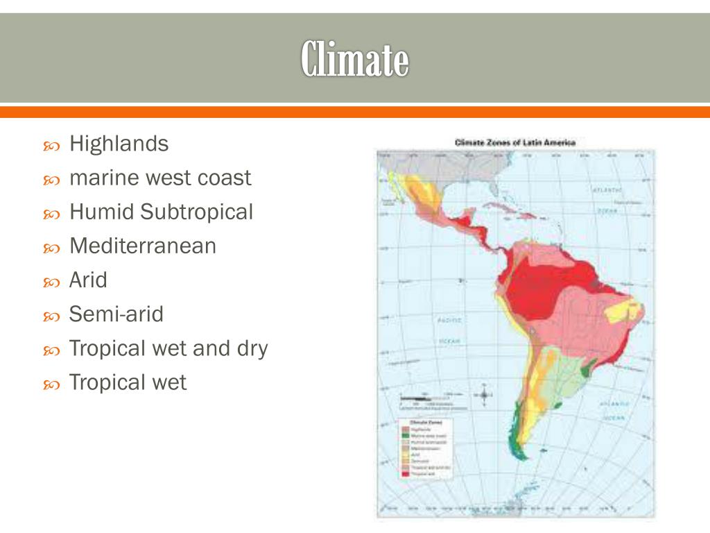 PPT - The Physical Geography of Latin America PowerPoint Presentation ...