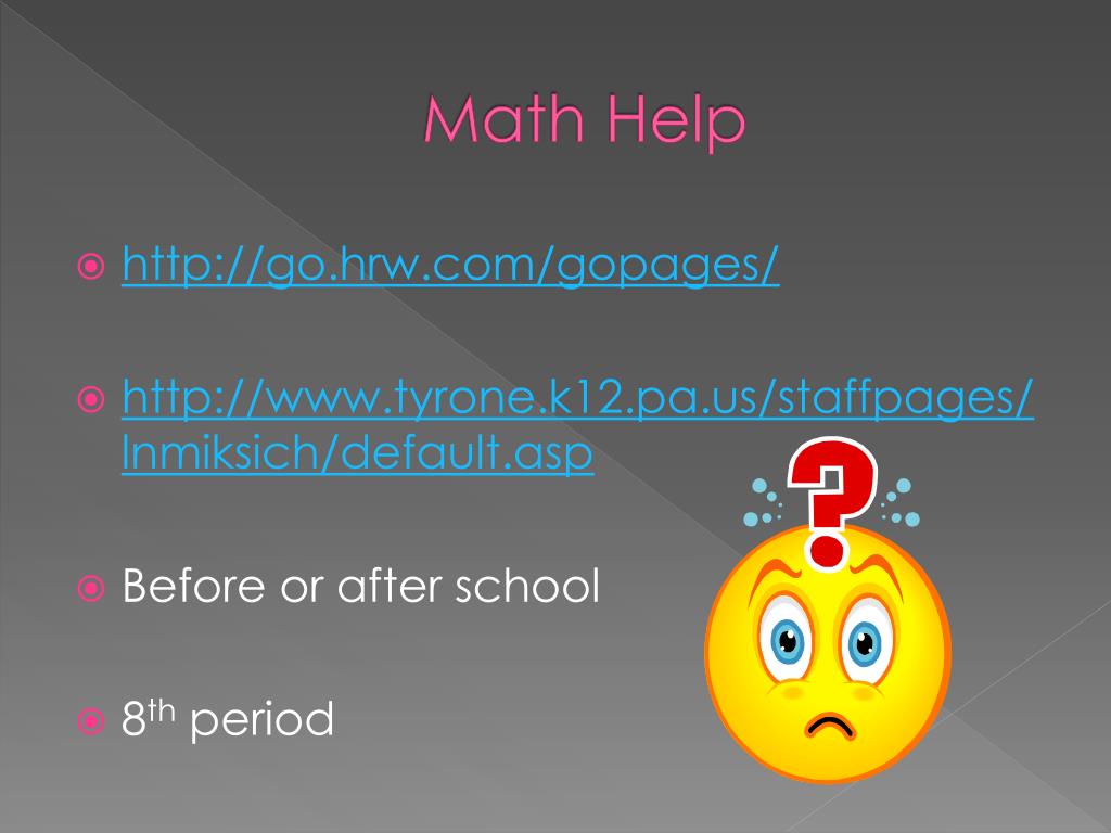 PPT - 7 th and 8 th Grade Math Mrs. Miksich (mix-itch) PowerPoint ...