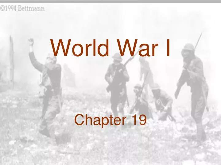 PPT - World War I PowerPoint Presentation, free download - ID:2730787