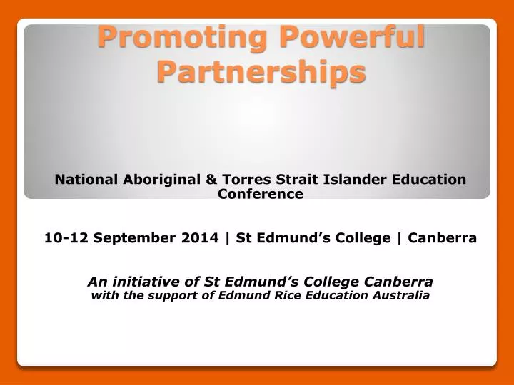 PPT - Promoting Powerful Partnerships PowerPoint Presentation, free ...