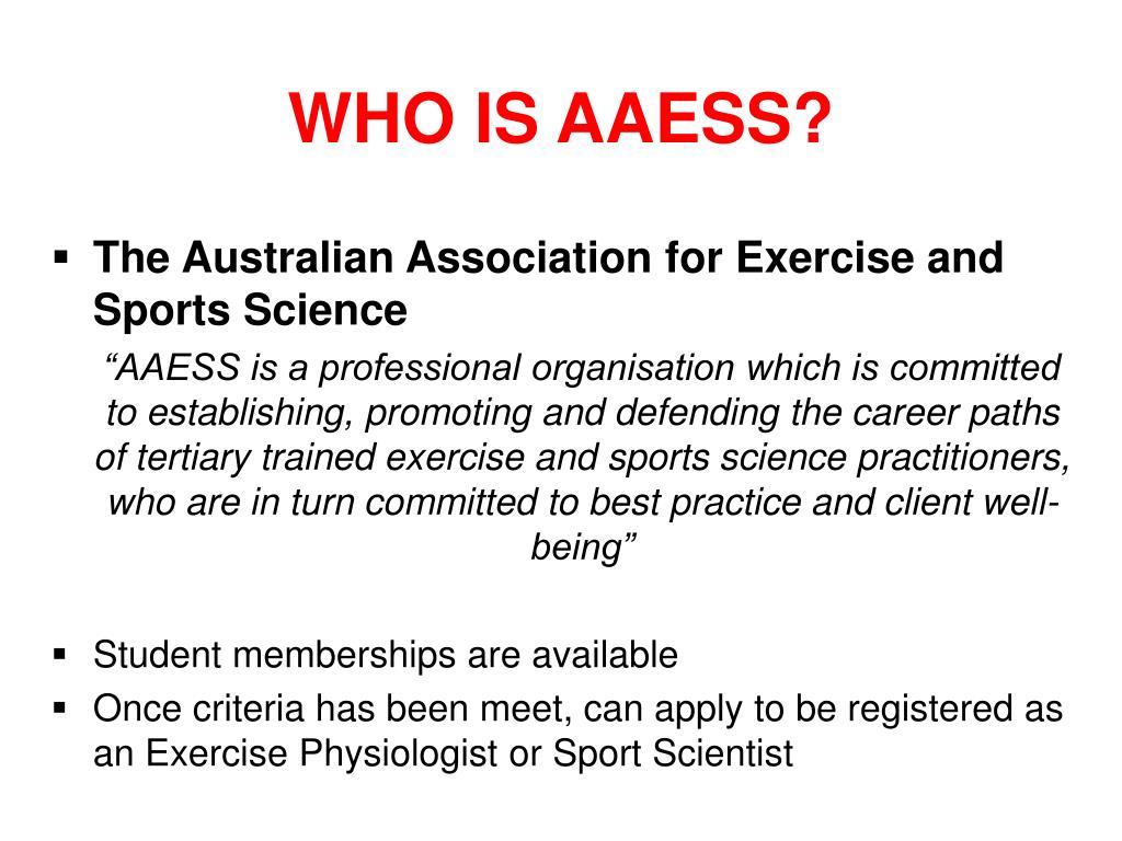 PPT - Professor Stephen Bird Exercise Sciences School of Medical ...