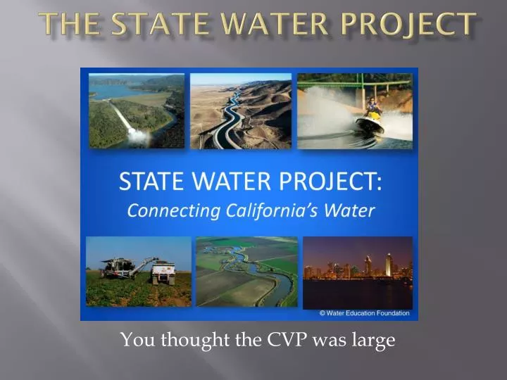 PPT - The State Water Project PowerPoint Presentation, free download ...
