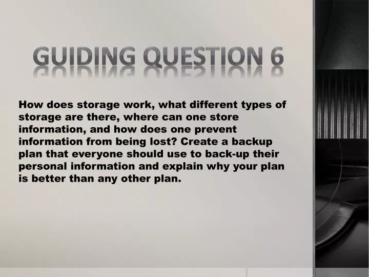 PPT - Guiding Question 6 PowerPoint Presentation, free download - ID ...