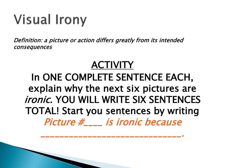 PPT - Irony PowerPoint Presentation - ID:2731563