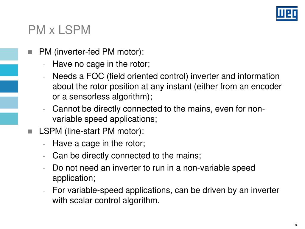 PPT - WQuattro Motors WEG Line-Start Permanent Magnet Motors PowerPoint ...