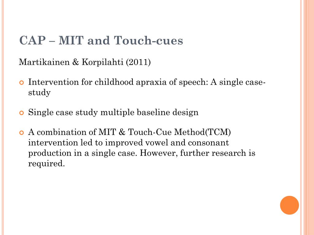PPT - Treatment Approaches: Childhood Apraxia of Speech (CAS ...