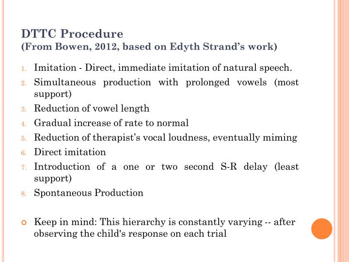 PPT - Treatment Approaches: Childhood Apraxia of Speech (CAS ...