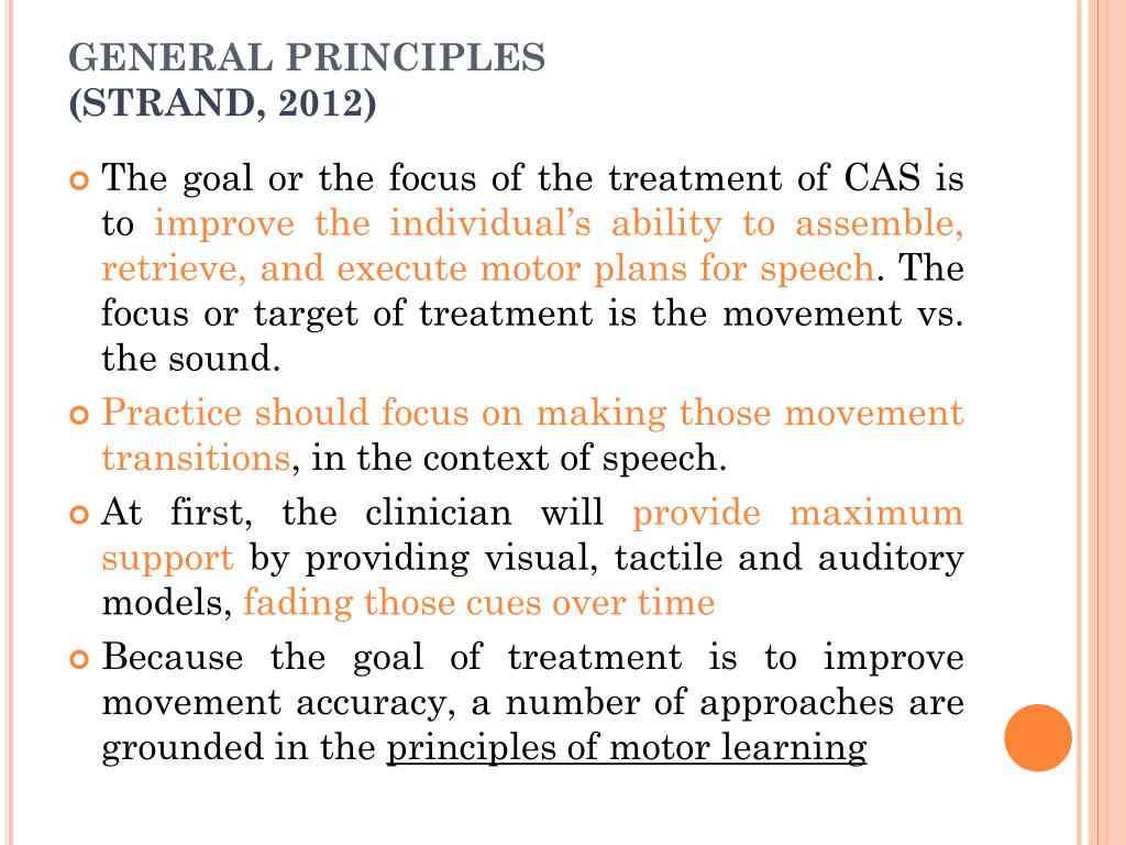 PPT - Treatment Approaches: Childhood Apraxia of Speech (CAS ...