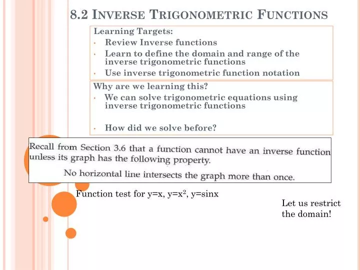 Solving Equations Using Inverse Trigonometric Functions - Tessshebaylo