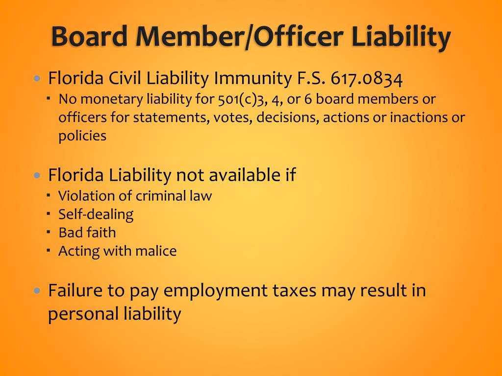 PPT - Non-Profit Board Members & Officers PowerPoint Presentation, free ...