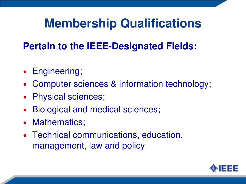 PPT - IEEE Admission & Advancement Committee: Senior Member Review ...