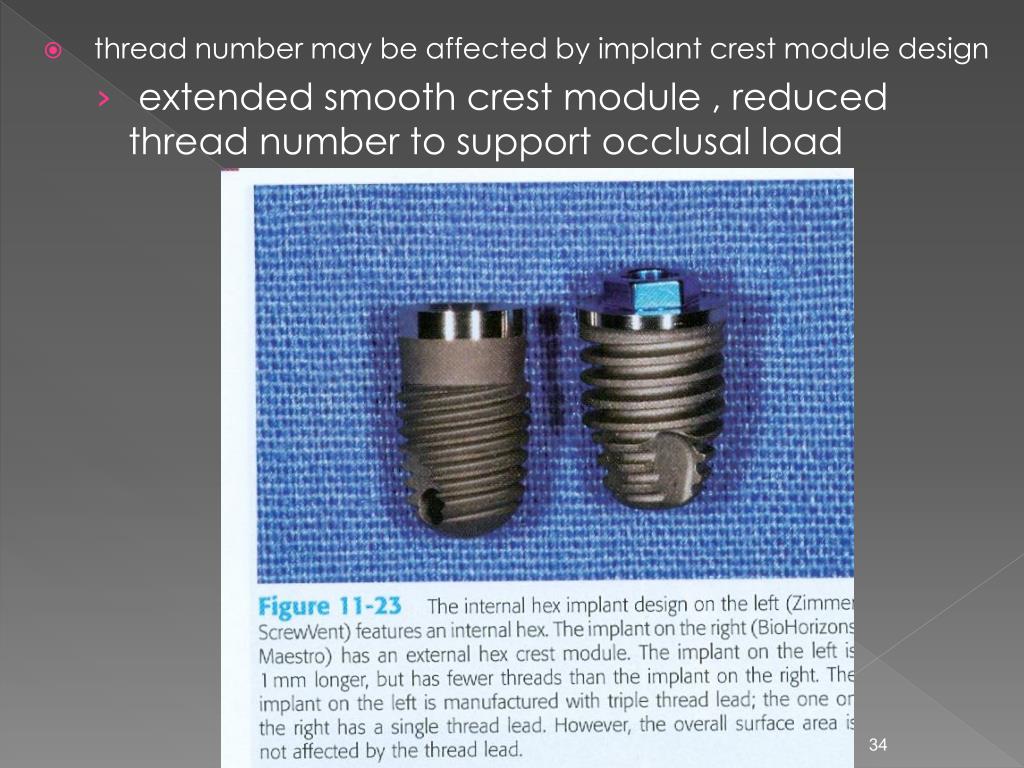 PPT - Scientific rationale for dental implant design PowerPoint ...