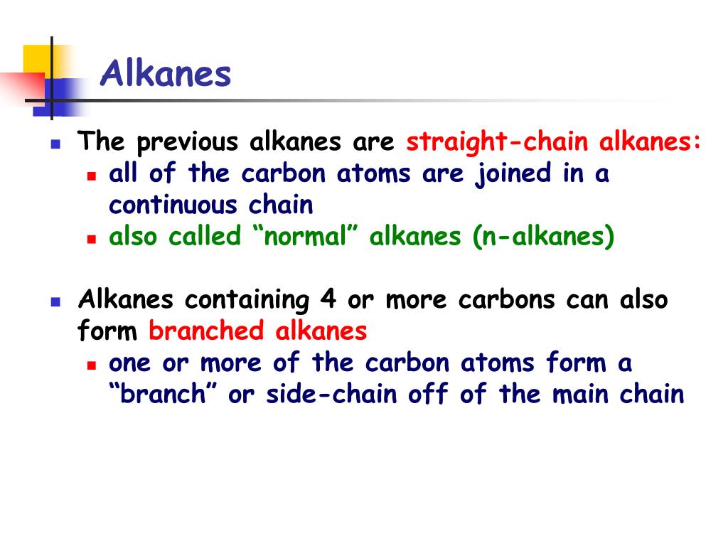 PPT - Unit 2 – Alkanes and Chemical Reactions PowerPoint Presentation ...